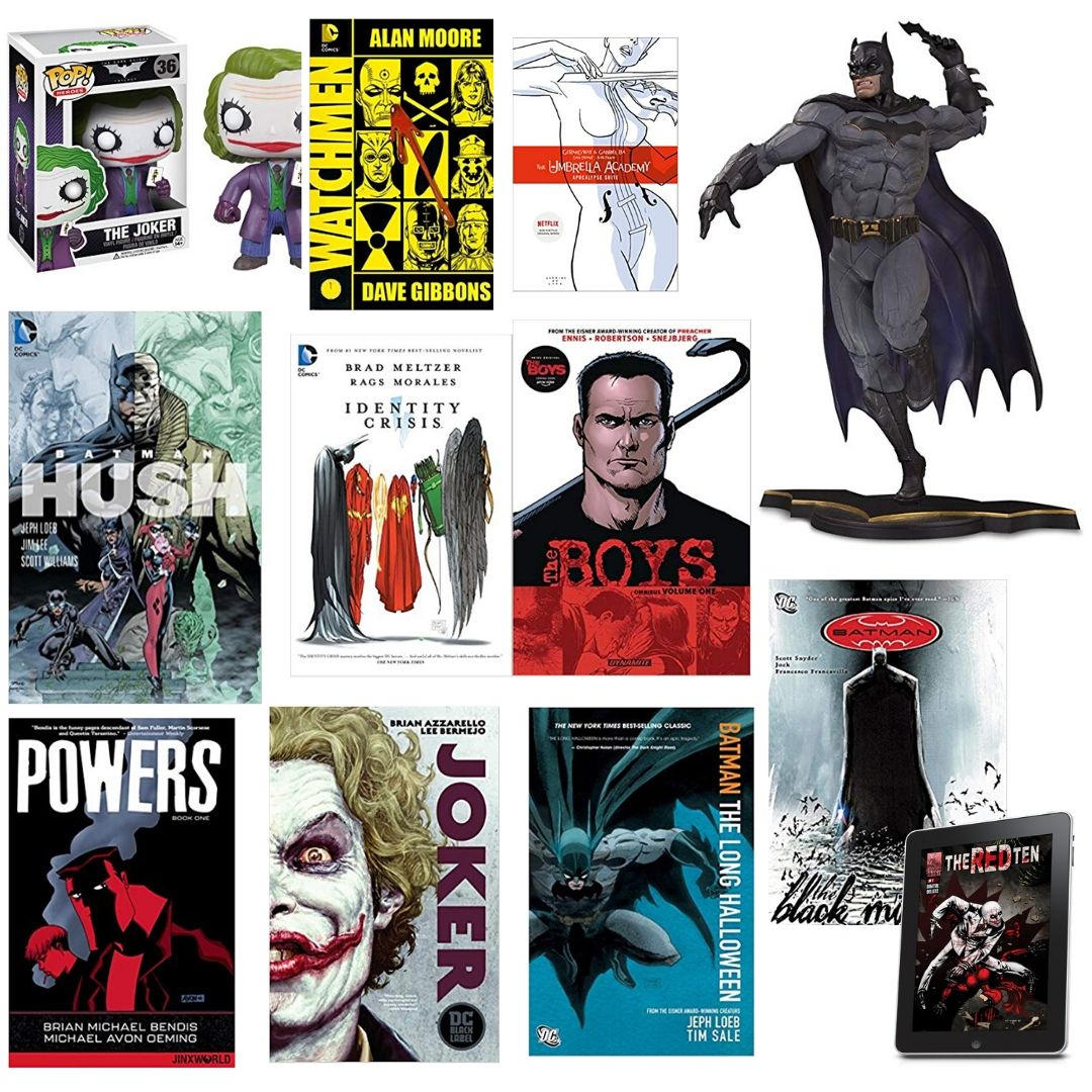 THE RED TEN Presents… Massive Dark Superhero & Mystery Graphic Novel ...